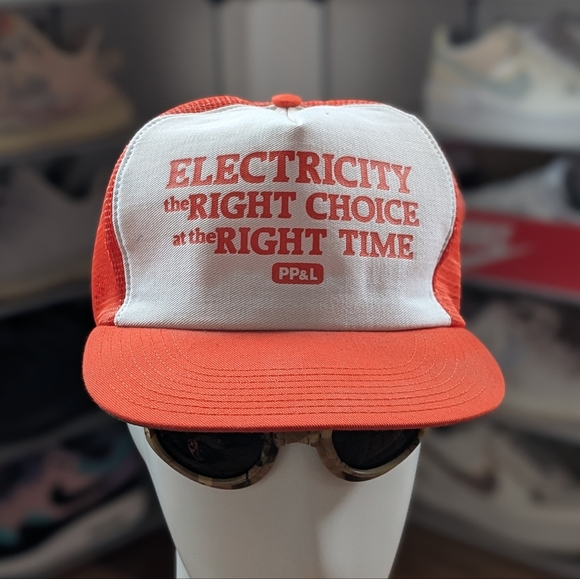 Just USA | Accessories | Ppl Electricity Vintage Trucker Hat Os | Poshmark